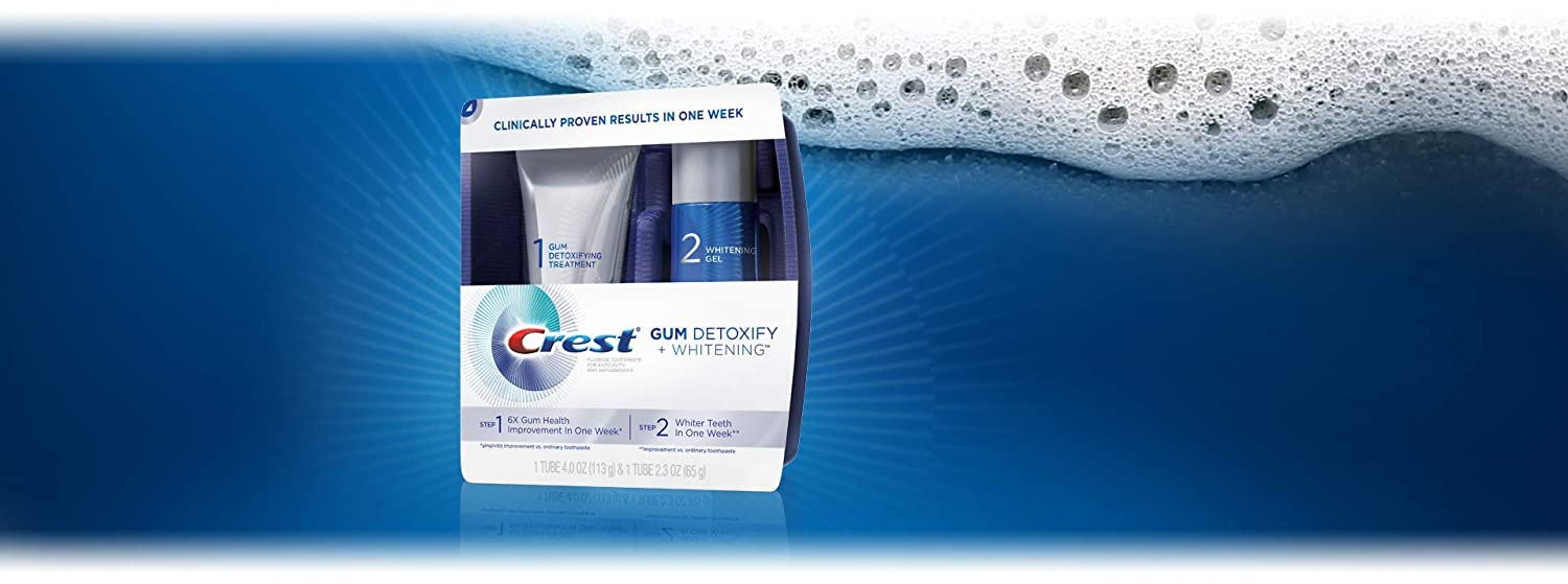 Crest Pro-Health Gum Detoxify + Whitening Two- Step Toothpaste, 4.0 and ...