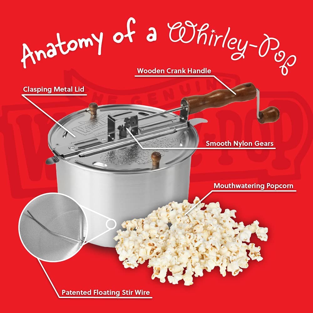 Wabash Valley Farms, Stovetop Popcorn Popper, Whirley Pop, Coffee Beans ...