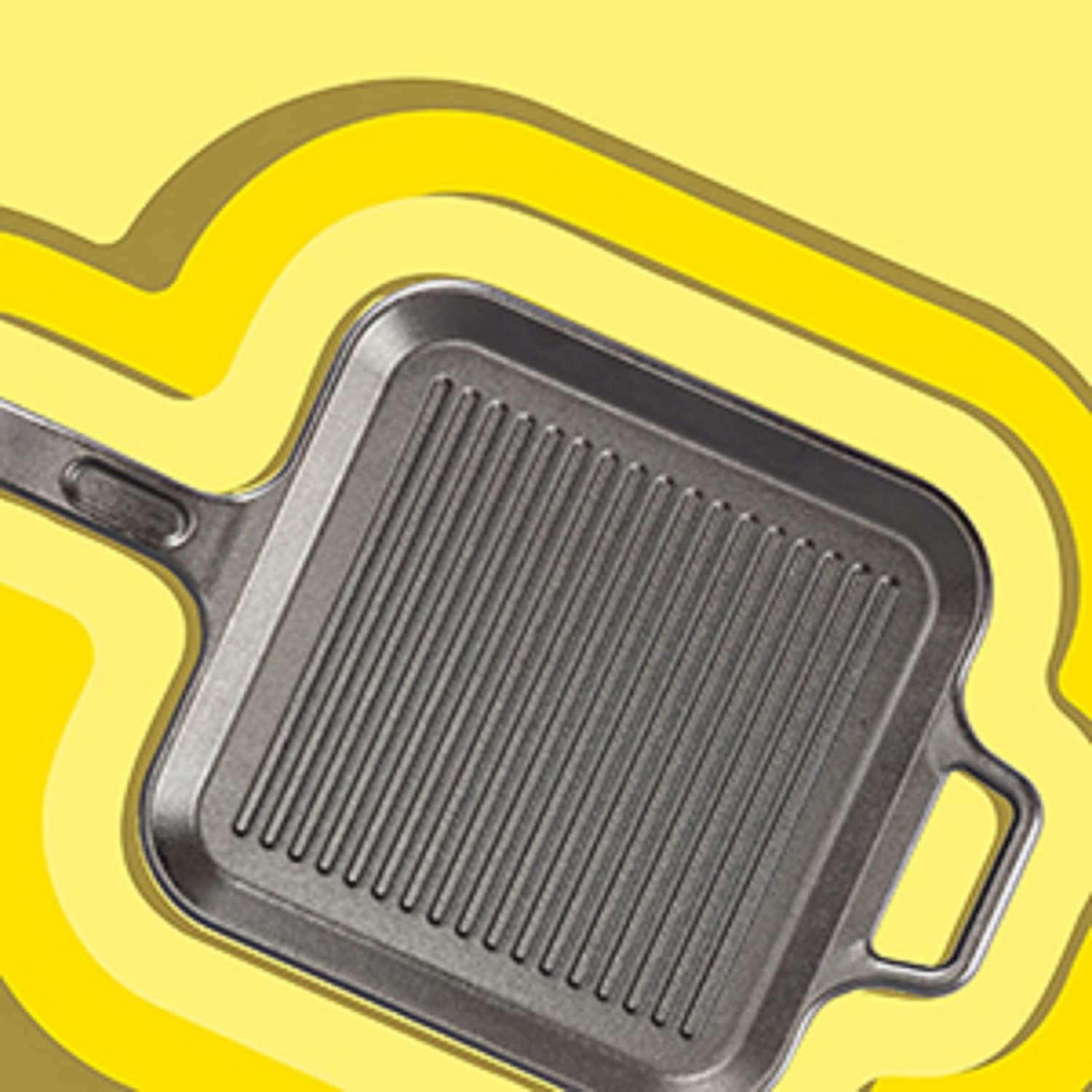 Lodge BOLD 12 Inch Seasoned Cast Iron Grill Pan; Design-Forward ...
