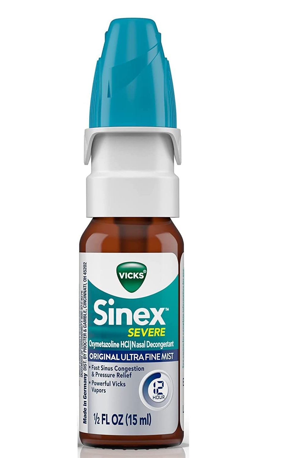 Vicks Sinex SEVERE, Nasal Spray, Original Ultra Fine Mist Sinus ...