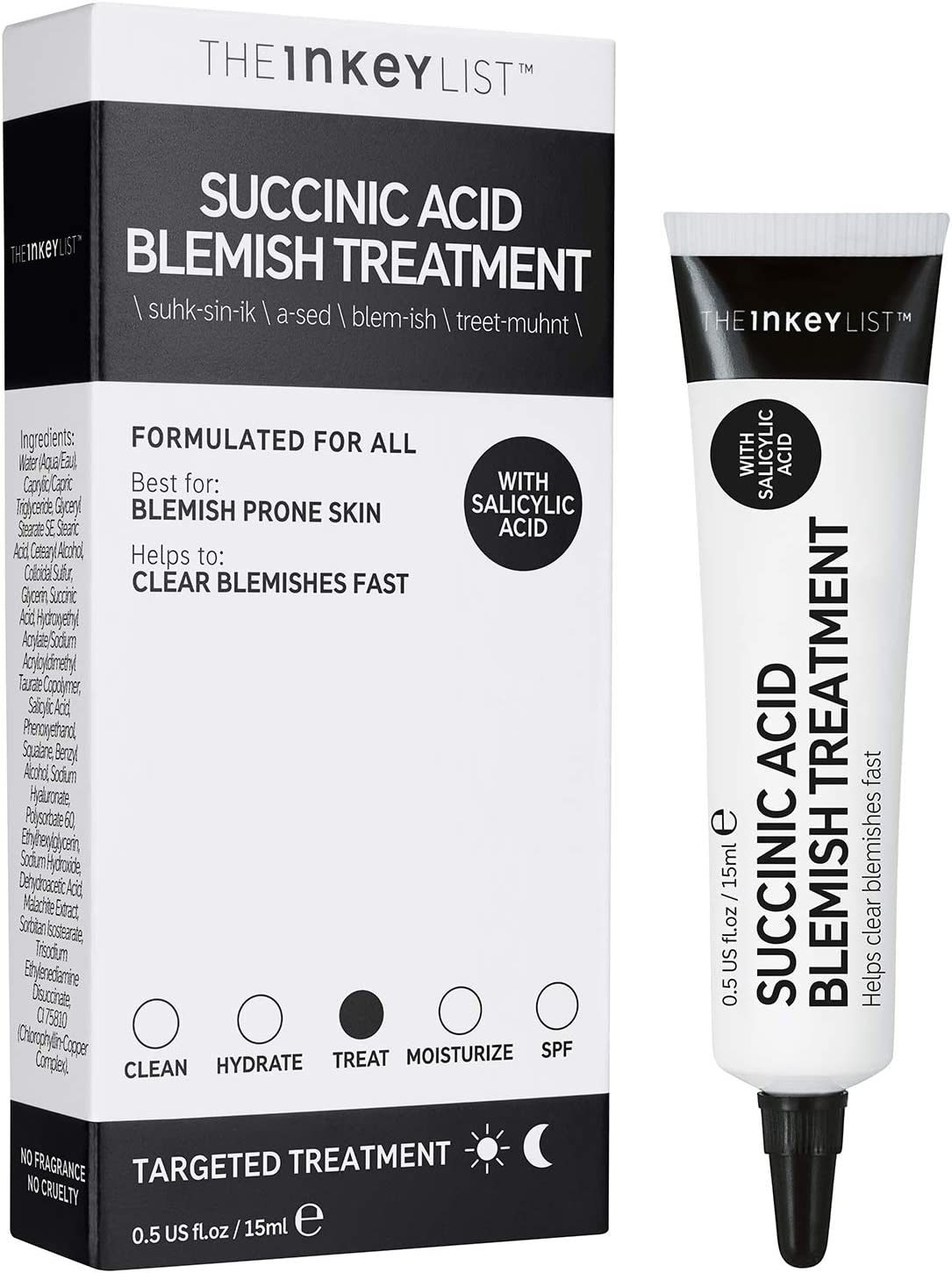 The INKEY List Succinic Acid Blemish Treatment to Clear Blemishes ...