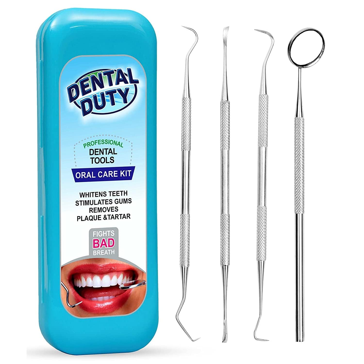 Dental Hygiene Kit - Calculus & Plaque Remover Dental Tool Set ...