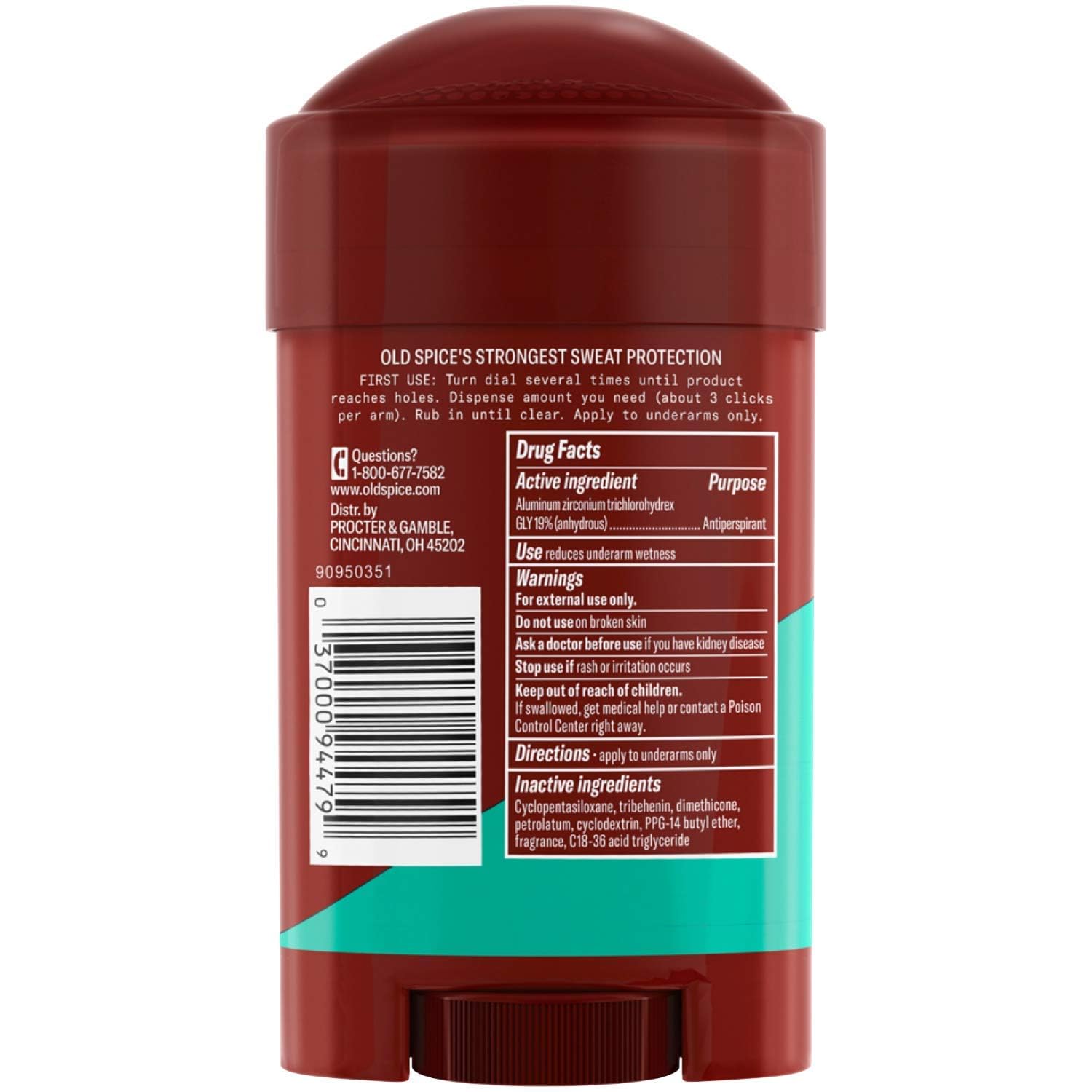 Old Spice Anti-Perspirant 2.6 Ounce Pure Sport+ Soft Solid 76ml ...