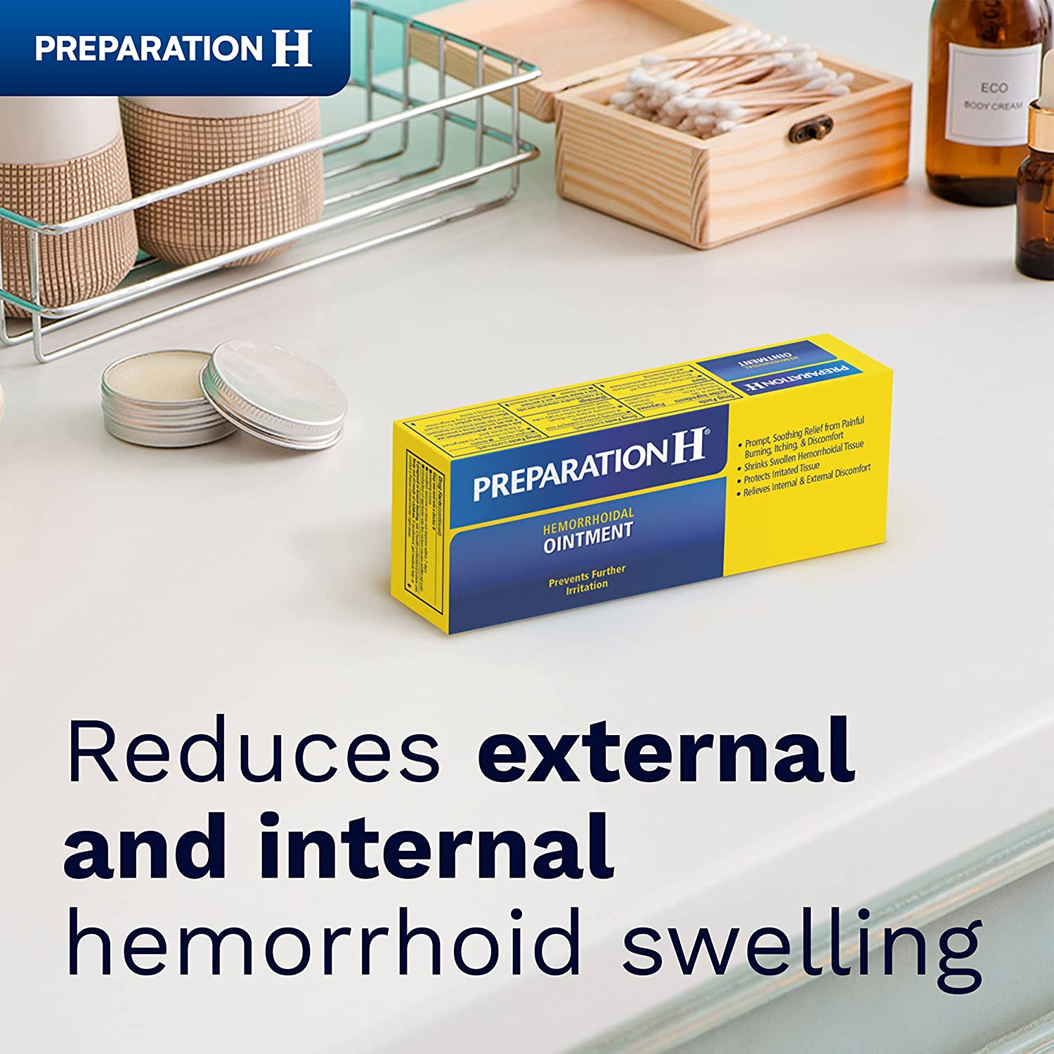 Preparation H Hemorrhoid Symptom Treatment Ointment, Itching, Burning ...