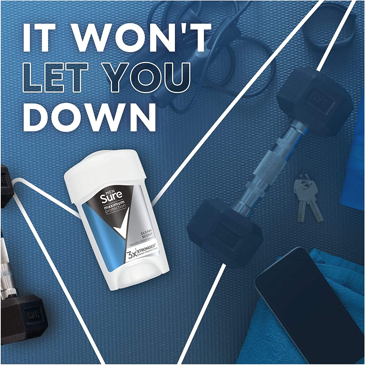 Sure Maximum Protection Clean Scent 96h protection deodorant Anti ...