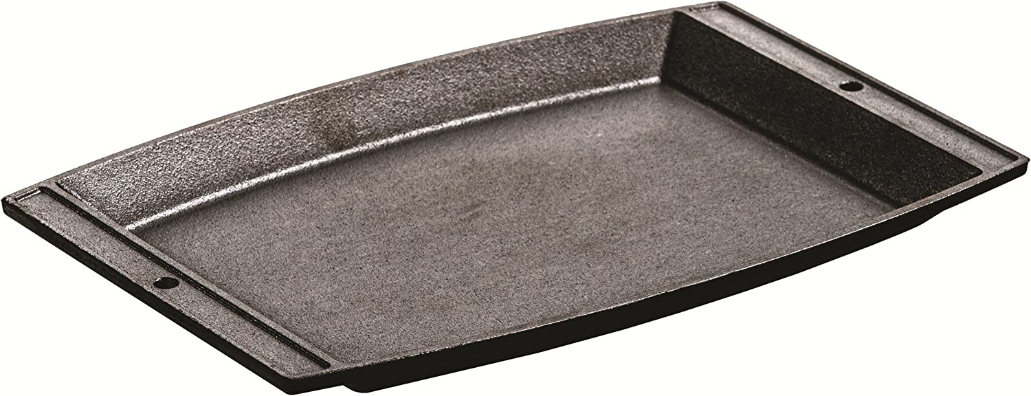 Lodge Cast Iron Rectangular Griddle, 11.56" x 7.75", 11.56", Black ...
